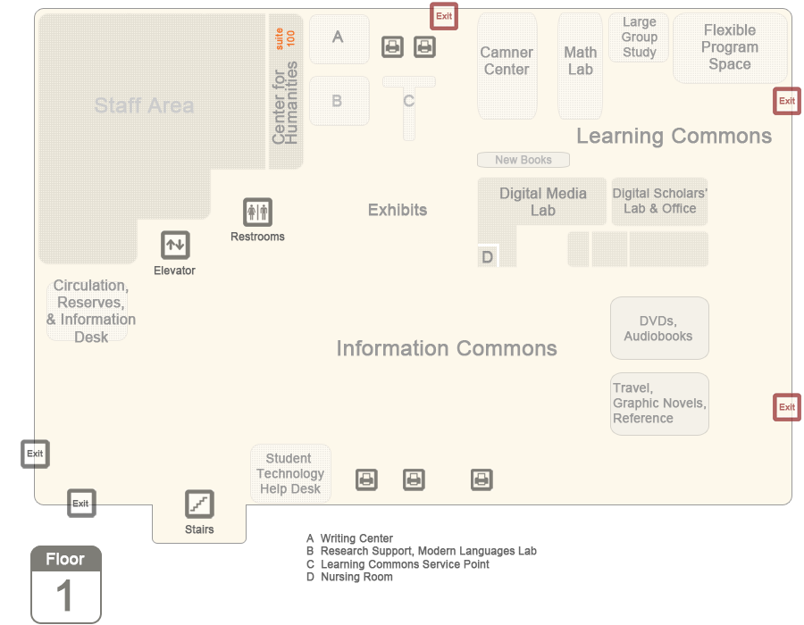 Floor Maps (Richter Library) | University of Miami Libraries
