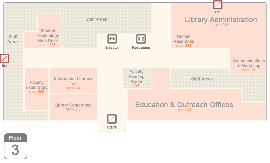 Floor Maps (Richter Library) | University of Miami Libraries